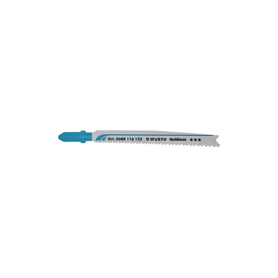 Metal Jigsaw Blade Set T Shank Connection Progressive Tooth Pitch Wurth ...