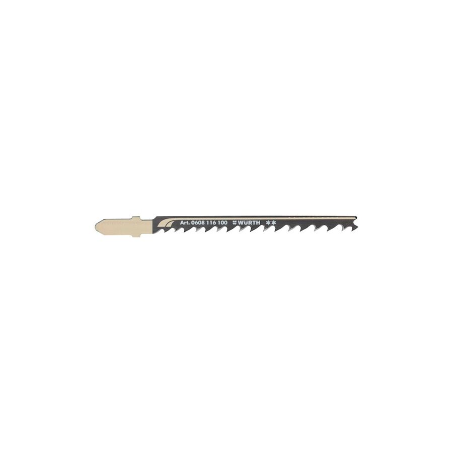 Wood Jigsaw Blade Set T Shank Design 5 Pieces Wurth - 608116100