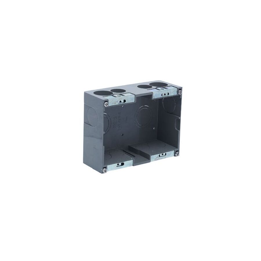 HPM Double Wall Box | Segregated Design | 2 Gang Capacity | @Each of 1 ...