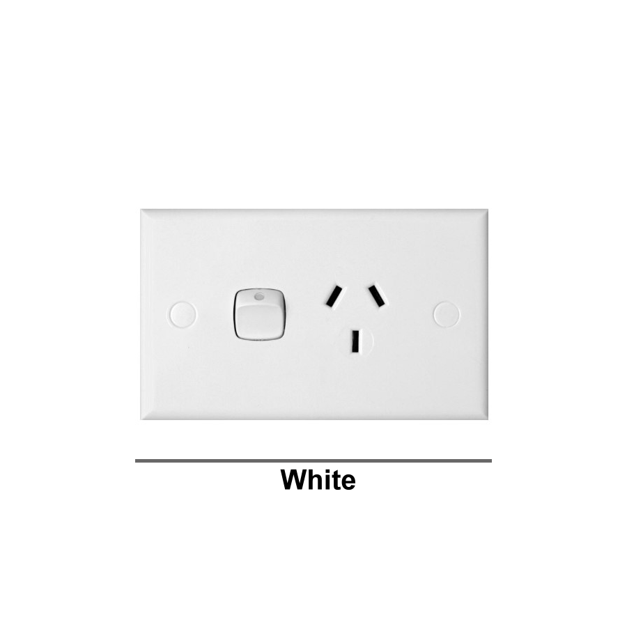 HPM Standard 10A Single Power Point with Shutters | 10A 240V ...