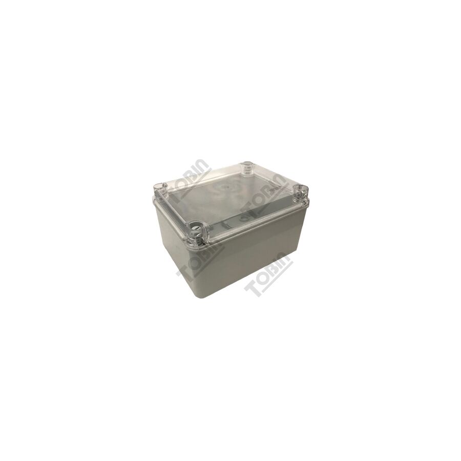 PVC Weatherproof Enclosure Clear Lid Grey Body IP56 Rated High Wall ...