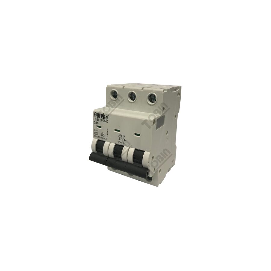 3 Pole Miniature Circuit Breaker | 32A Current Rating | D Curve Trip ...