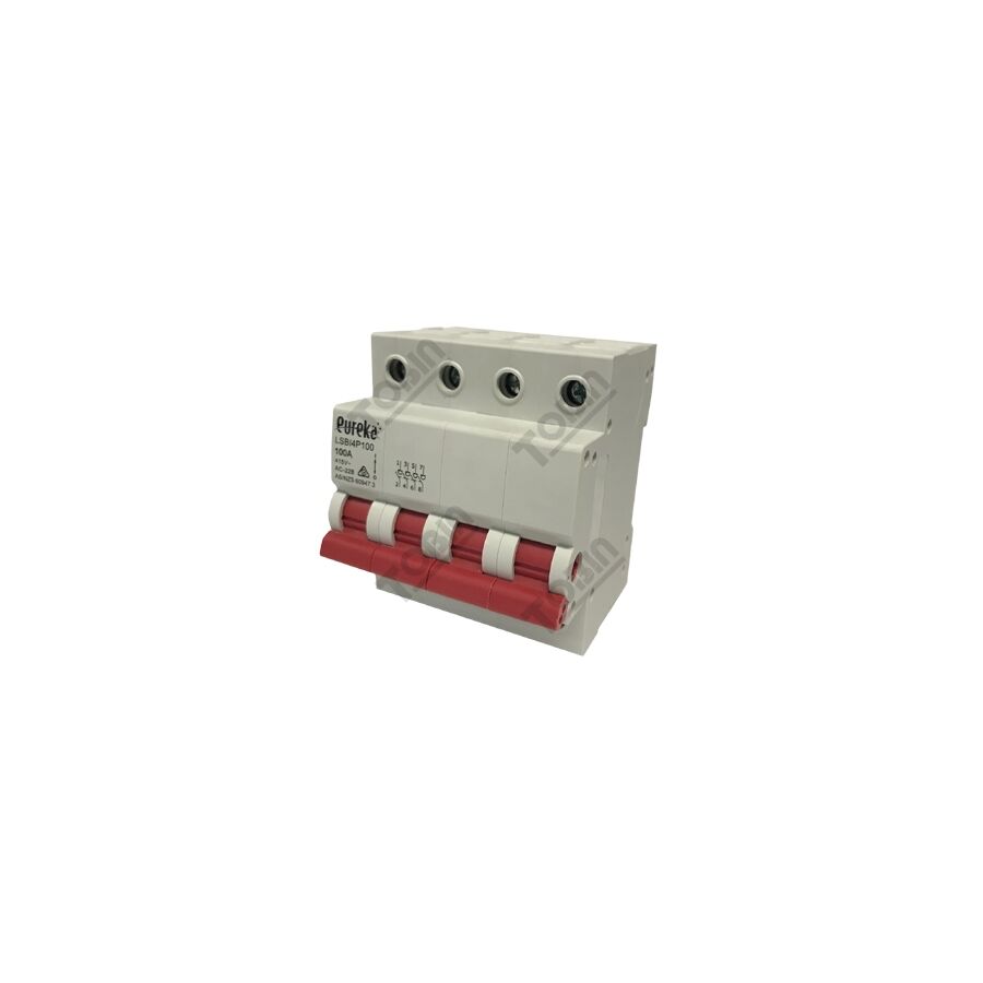 4 Pole Isolator Switch | DIN Rail Mountable | 125A Rated Current ...