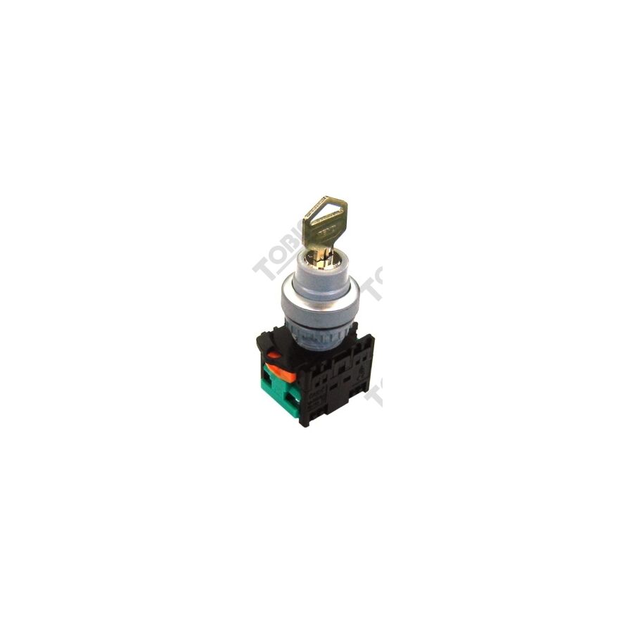 Selector Switch 3 Position Keyed Black | 2 Normally Open Contacts ...