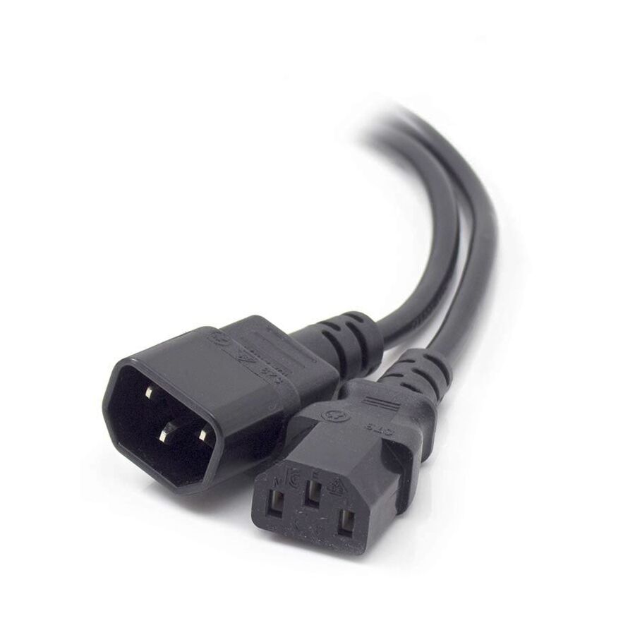 IEC C13 to C14 Computer Power Extension Cord | 1.5m Length | 250V & 10A ...