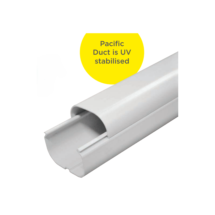 75mm Pipe Duct | UV Stabilised PVC | -20°C to +70°C Temperature Rating ...