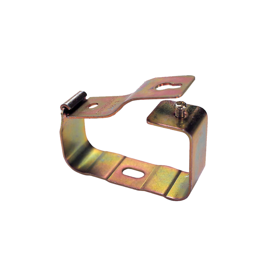 Pipe Support Clip Size 1 | Zinc & Colour Passivated Metal | Hinged ...