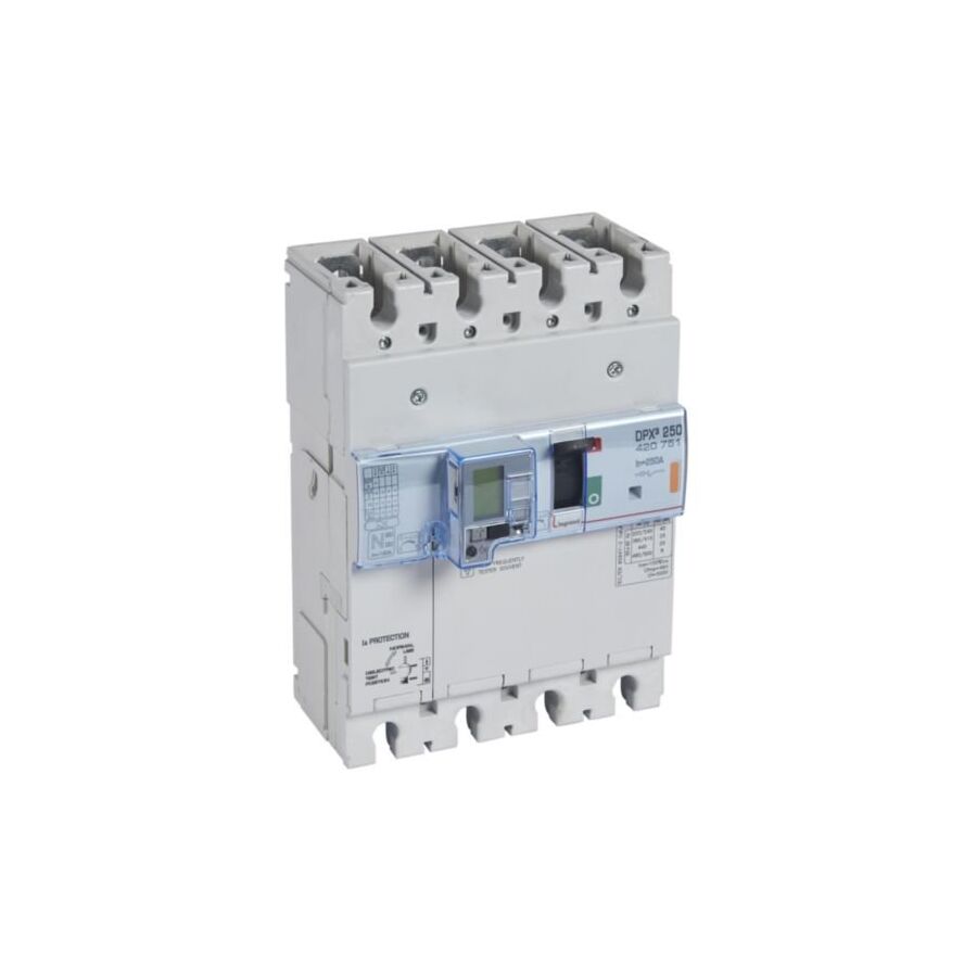 Thermal Magnetic MCCB 250A 3 Pole with Earth Leakage | 25kA Capacity ...