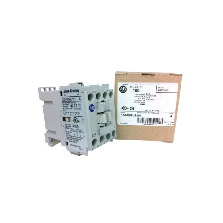 Contactor 4kW 3P 24V DC Coil | 9 Amp Current Rating | 1NC Auxiliary ...