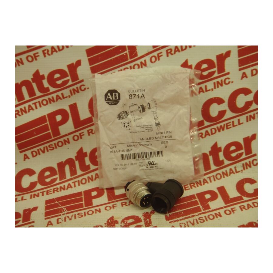 Allen-Bradley 871ATR5NM1 Mini Terminal Chamber Right Angle Male 5-Pin ...
