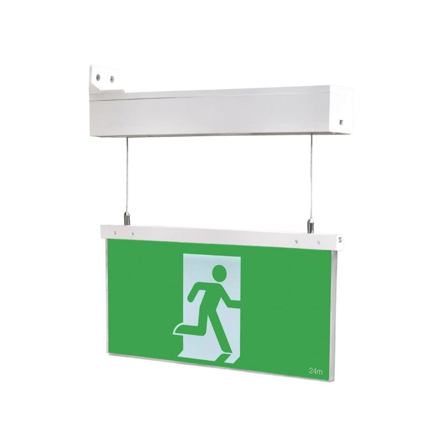 Suspended Blade Exit Sign | LiFePO4 Battery | S4 Control System | LED ...