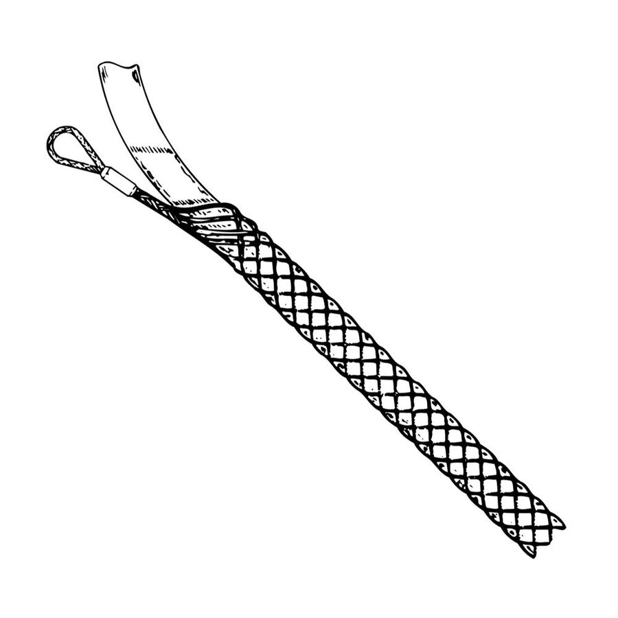 Cable Stocking 14-19mm Offset Eye | Tubular Design | Alloy Ferrule ...