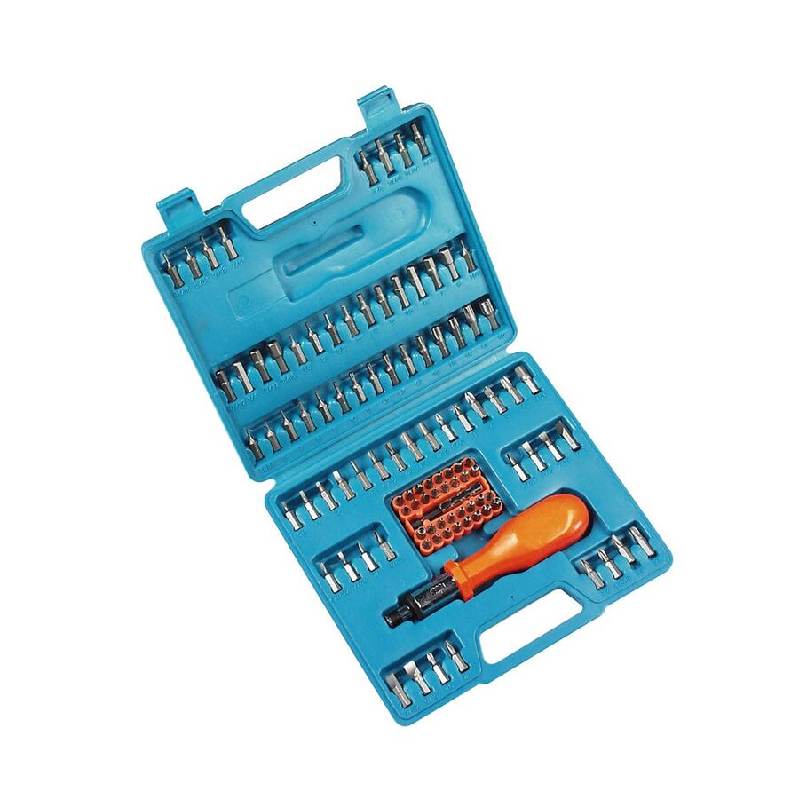 Box of 105 Bits | Quadra-Torq Driver Handle | Imperial & Metric Sizes ...