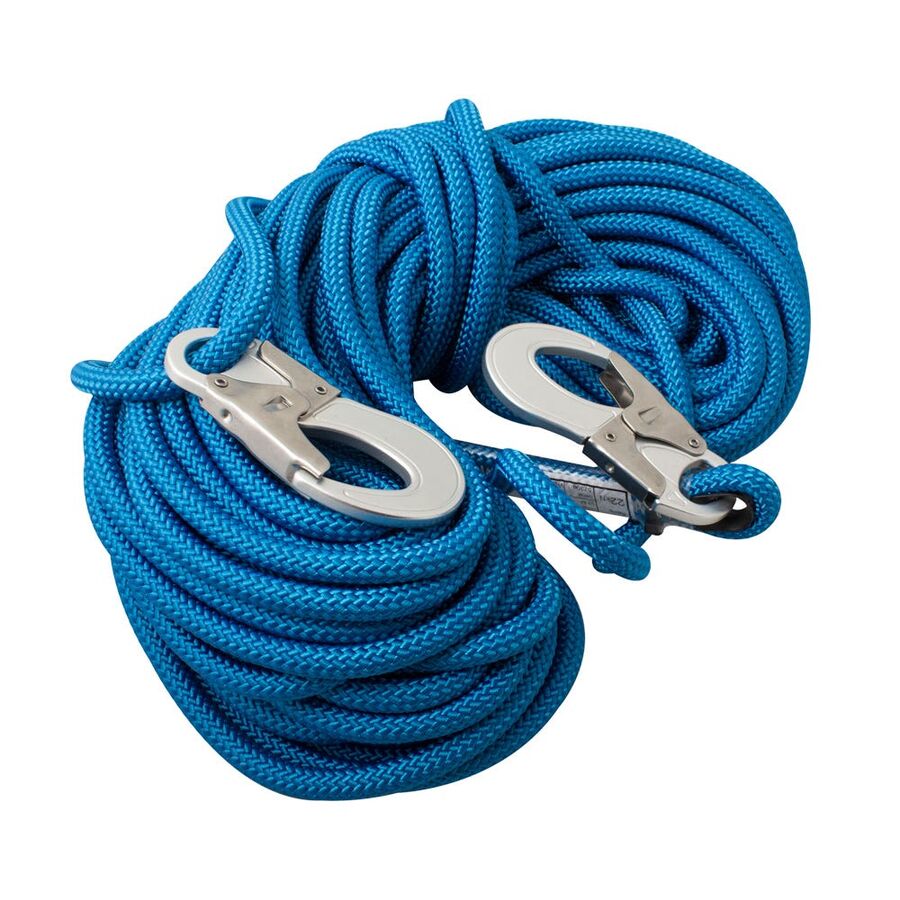 Blue Rescue Rope 33M with Double Hook | Ideal for Pole Top Rescue | Durable & Secure | @Pack of ...