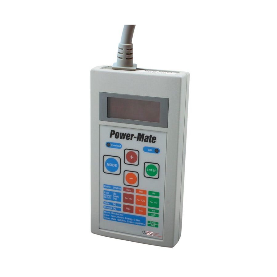 Power-Mate 15A Energy Meter | Tests 10A & 15A Appliances | Calculates ...