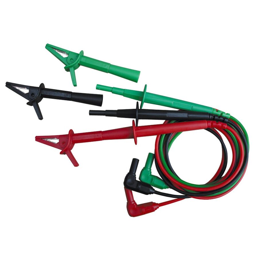 Leads Set for Active Neutral and Earth | RCD & Loop Impedance Testers ...
