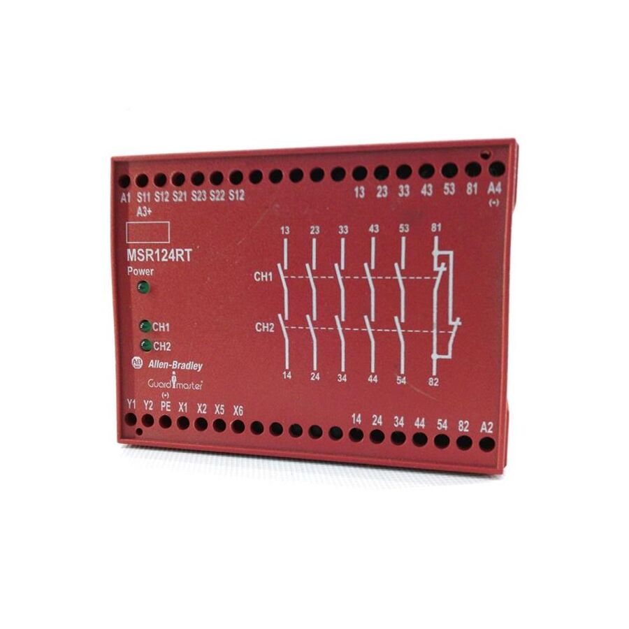 Allen-Bradley MSR124RT Safety Relay 24V DC 230V AC - 440RG23107