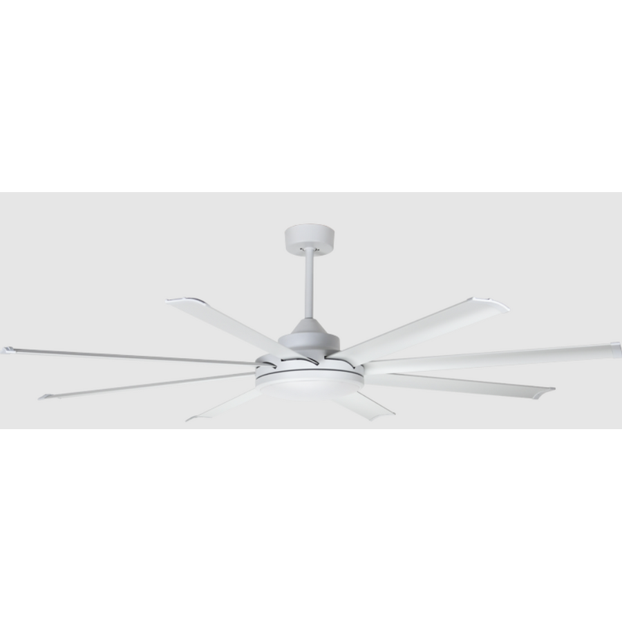 DC Ceiling Fan Kit 82 Inch | Energy-Efficient DC Motor | White Finish ...