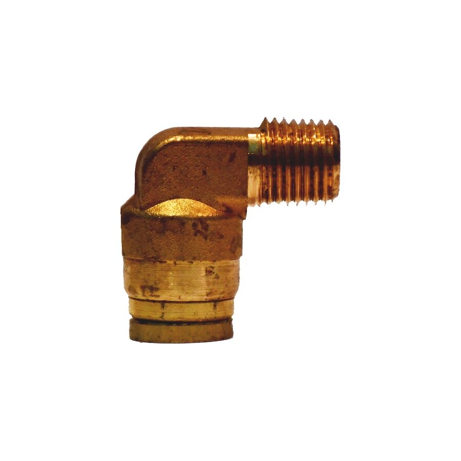 Push-in Connector 90 Degree NPTF Male Thread Brass | Durable ...