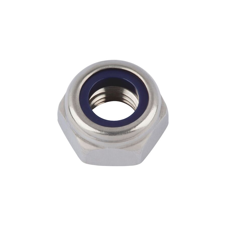 Low Profile Hexagon Nut M6 | Stainless Steel A4 | Polyamide Insert ...