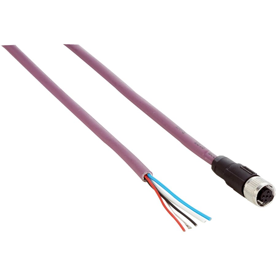 M12 5-Pin A-Coded CAN Bus Cable | 5m Length | Unshielded Design | by ...