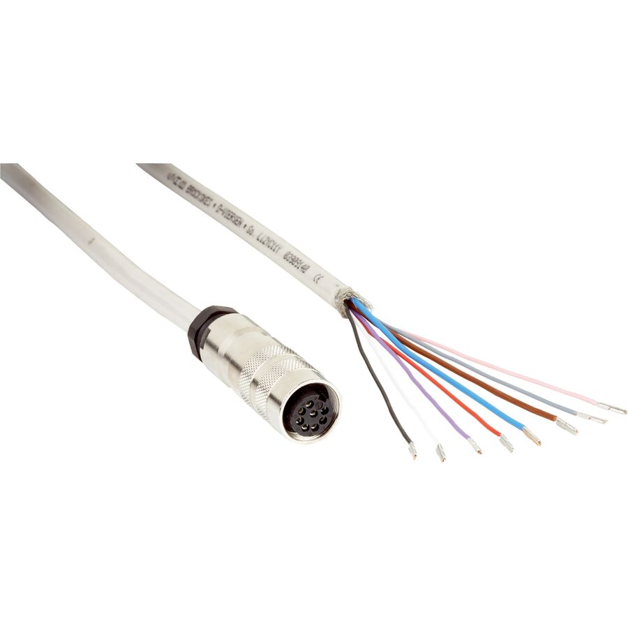 SICK Sensor Cable M16 8-Pin | 50m PUR Halogen-Free | IP67 Shielded | by ...