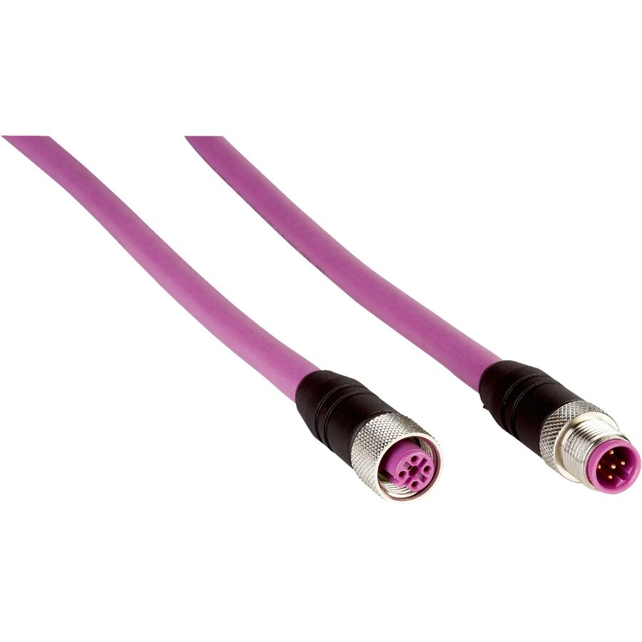 M12 PROFIBUS DP Cable | 5-Pin B-Coded Connectors | Shielded Twisted ...