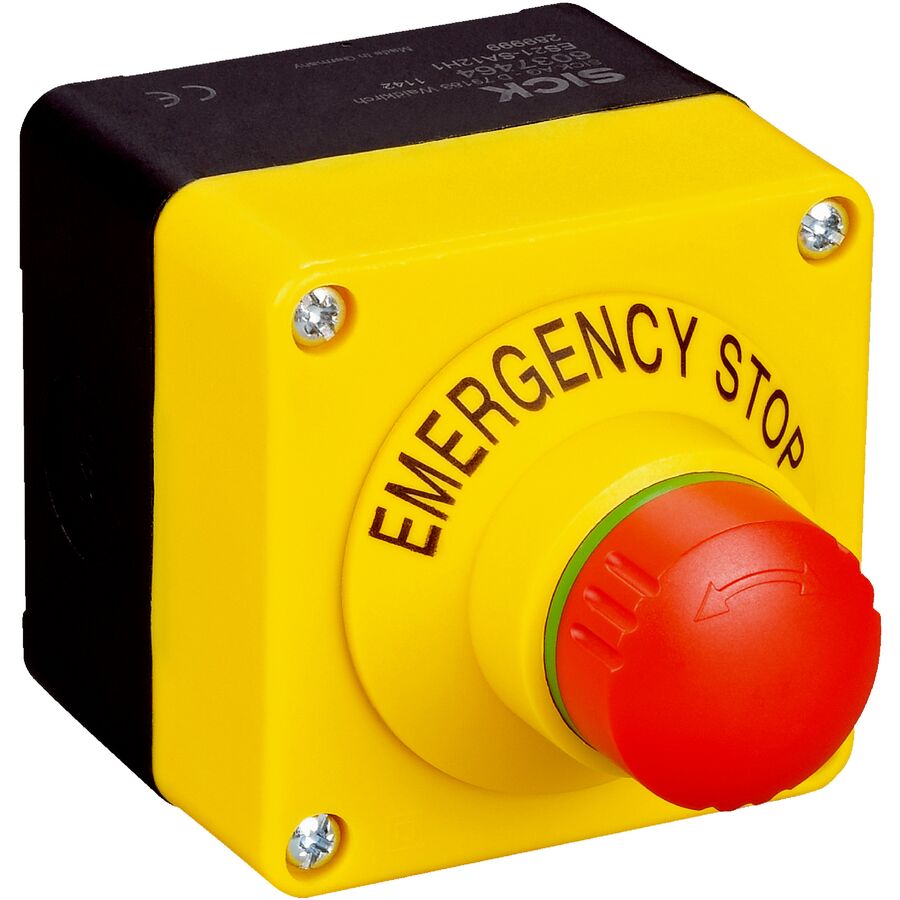 Emergency Stop Button ES21-SA13H1 | Illuminable Pushbutton | IP54 Rated ...