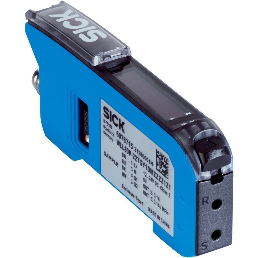 Fiber Optic Amplifier WLL80P | Adjustable Sensing Range | IP54 Rated ...