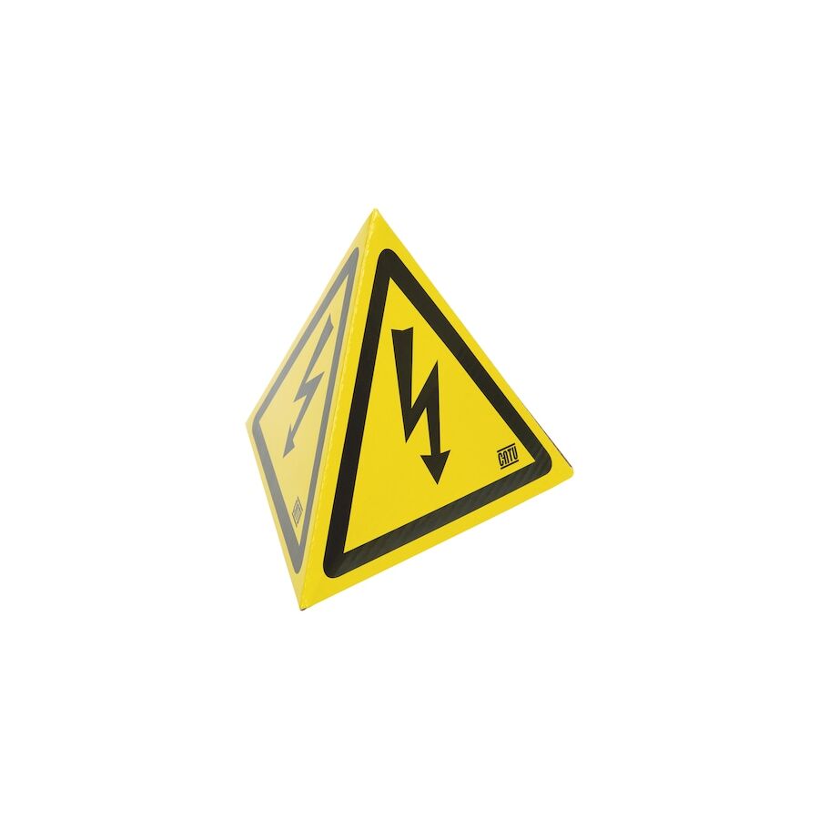 Electrical Hazard Warning Sign | High Visibility Yellow & Black ...