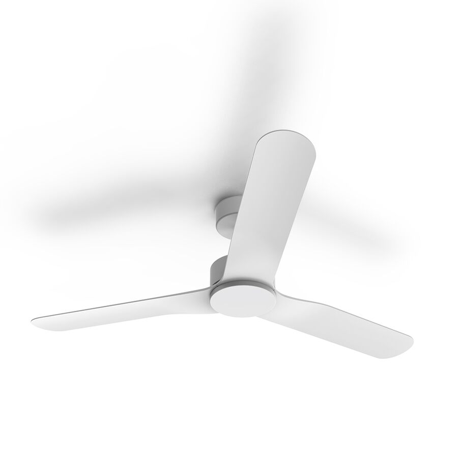 52 Inch 3 Blade 40W DC Ceiling Fan with LED Light TRI-CCT Options Satin ...