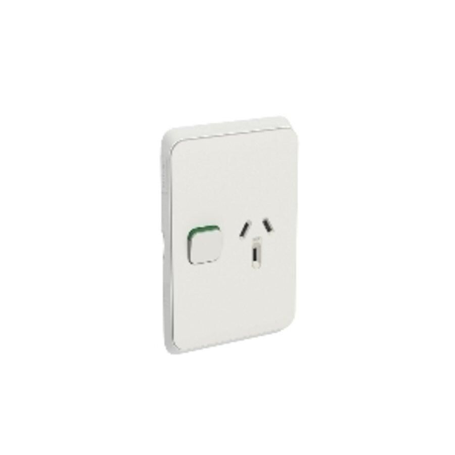 Socket Switch Horizontal Single 10A 250V | Extra Switch | Vivid White ...