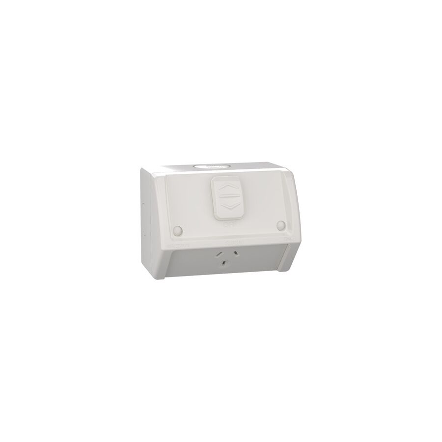 Weatherproof Power Point 1G 10A | IP53 Rated | Grey Housing | by ...