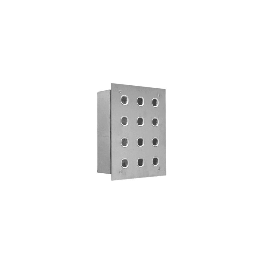 Switch Multi Gang 12G Stainless Steel | 12 Gang Configuration | IP20 ...