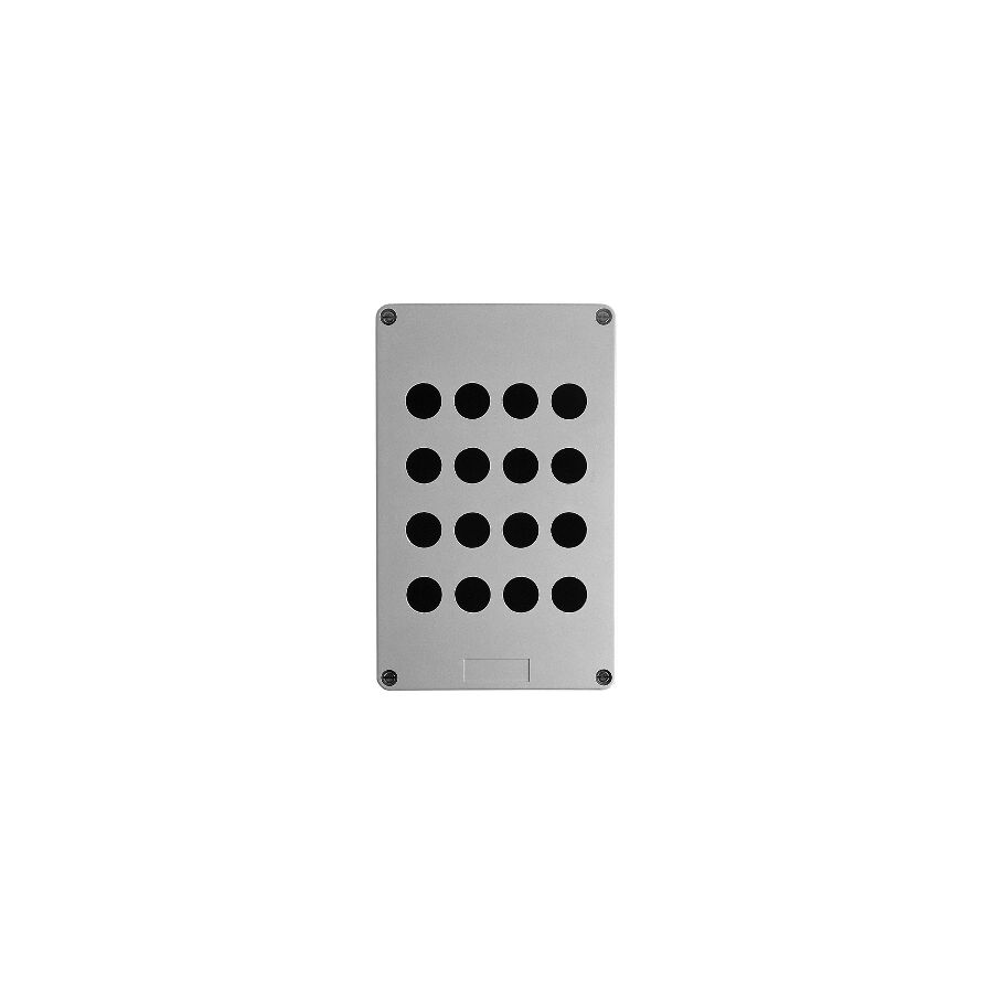 Pushbutton Station | 16 Cut Outs | IP65 Rated | Grey Finish | @Each of ...
