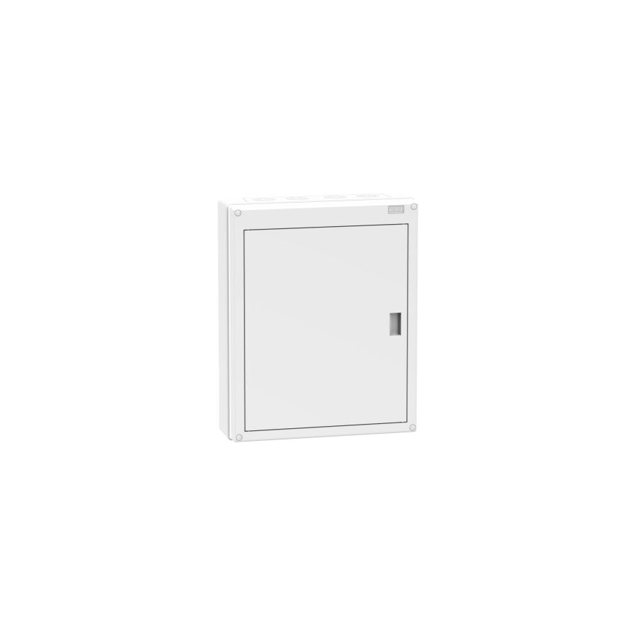 MAX9 Enclosure 2 Row 12 Mod Surface | IP40 Rated | Lockable Transparent ...