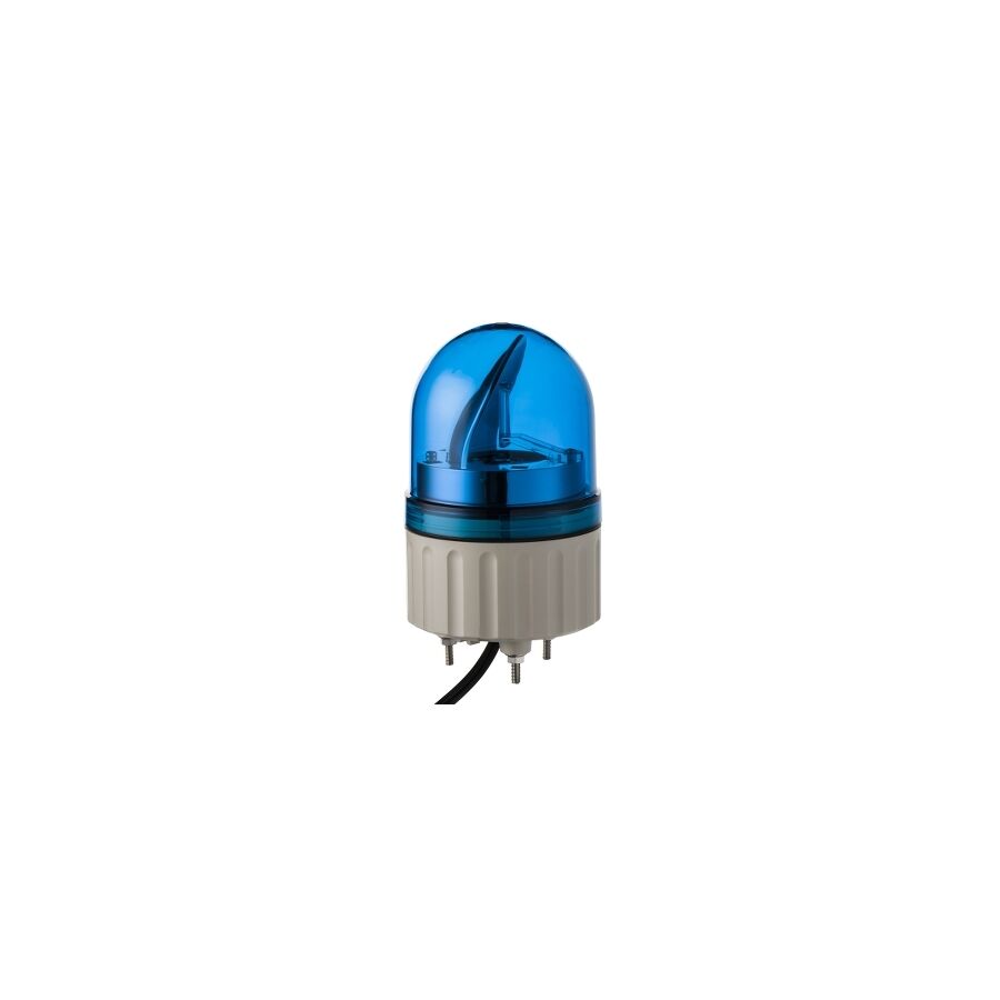 Rotating Mirror Beacon LED 84mm | Blue LED | IP65 Rated | Prewired for ...