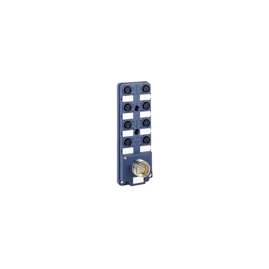 8 Way Module M12 L5M LED | IP67 Rated | 5m Pre-Wired Cable | Integrated ...
