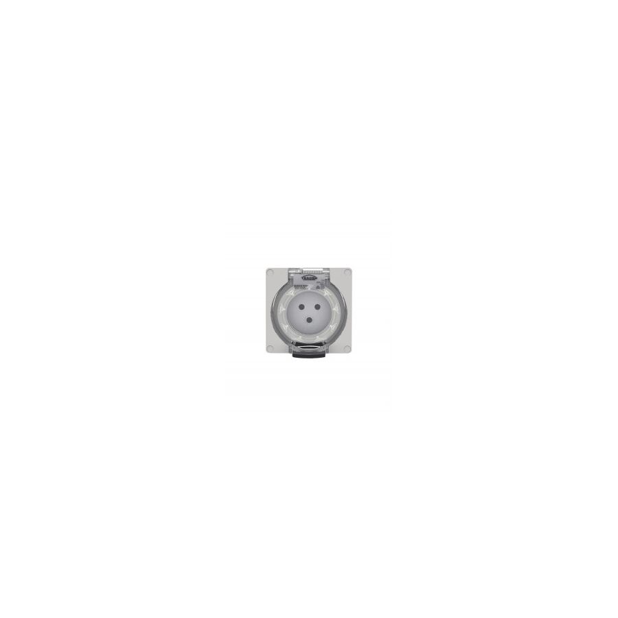Socket Outlet IP66 10A 250V AC | 3 Round Pins | Weatherproof Design ...