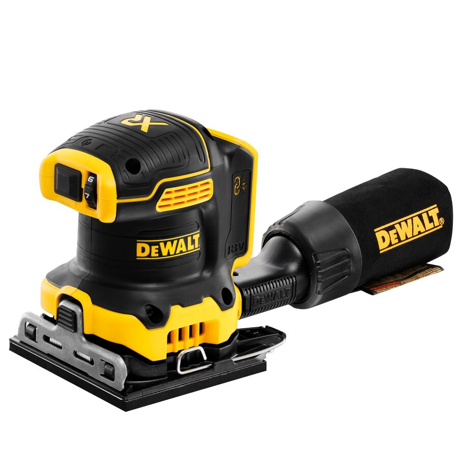 18V XR Quarter Sheet Brushless Sander | Variable Speed Control ...